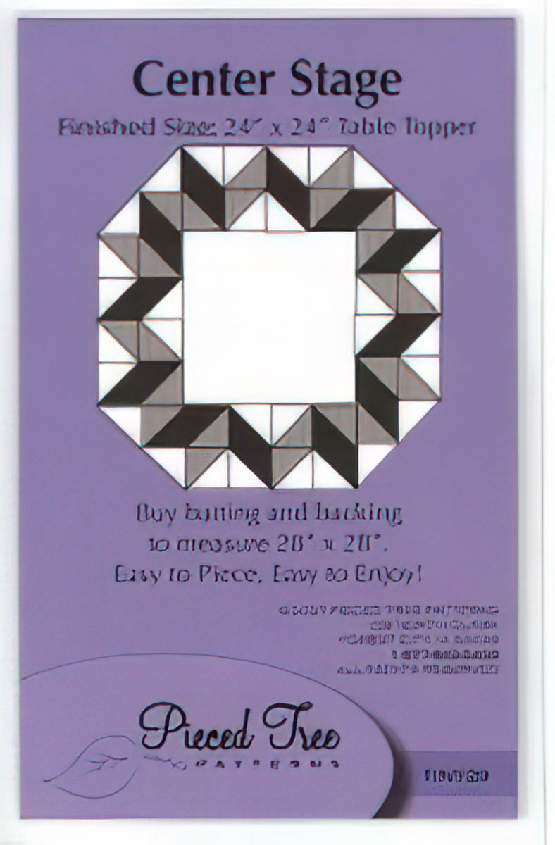 Center Stage - Tiny 29 Pieced Tree Patterns – Quilt in a Day