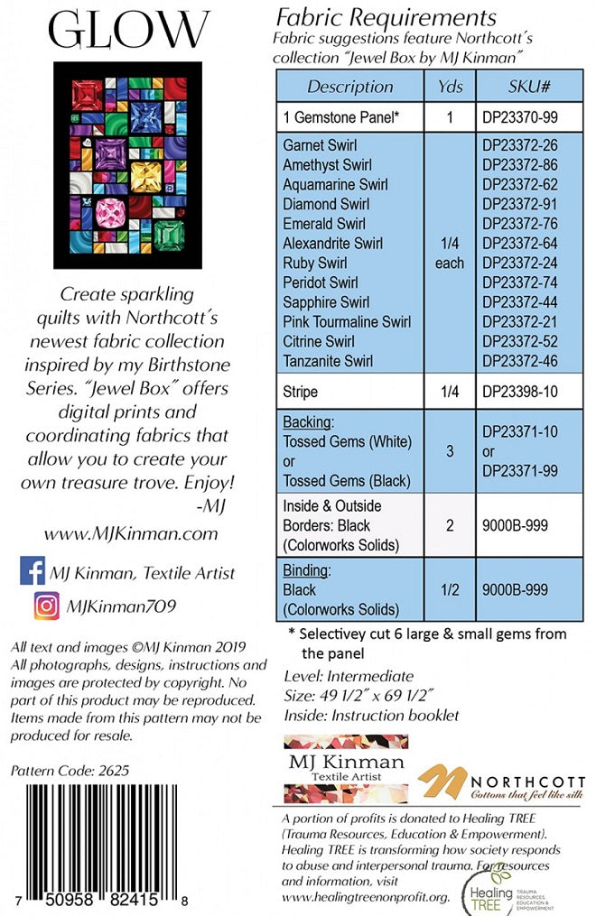 Jewel Box - Glow Quilt Pattern by MJ Kinman – Quilt in a Day